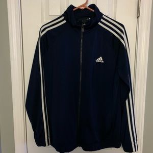 Women Blue Adidas Track Jacket on Poshmark